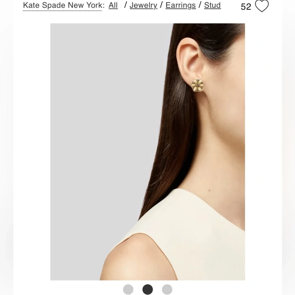 kate spade | Jewelry | Kate Spade First Bloom Flower Cluster Earrings ...